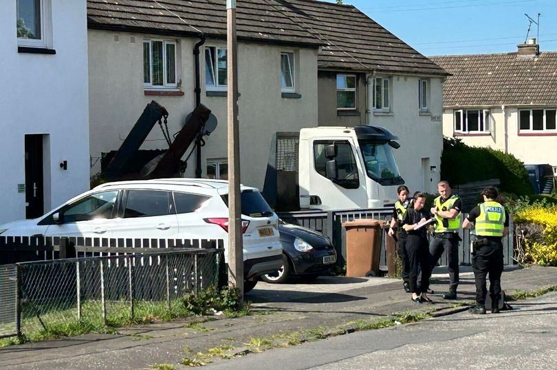 Edinburgh skip lorry ploughs into home as street locked down in major ...