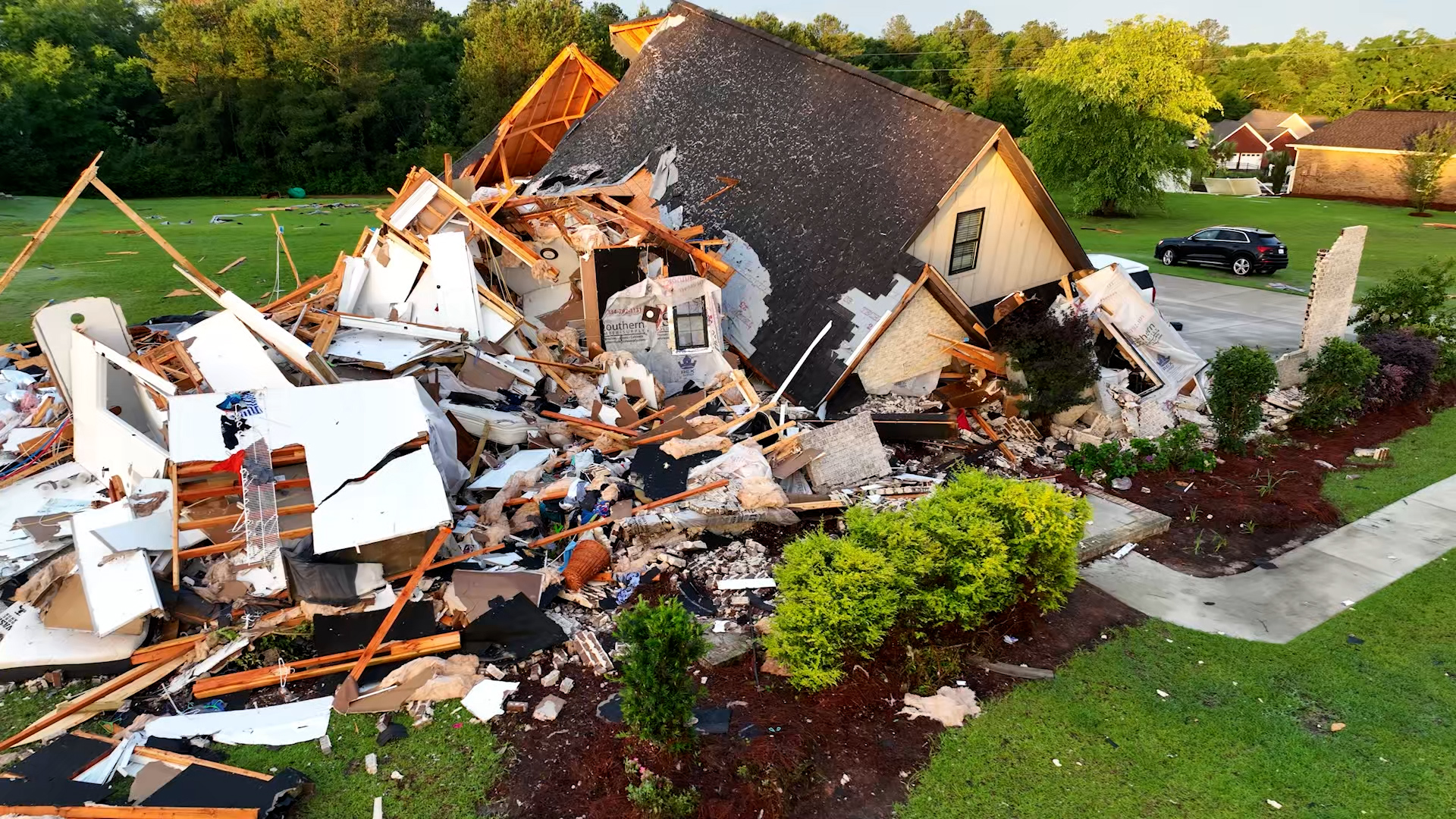 Tornado rakes across 2 Alabama counties