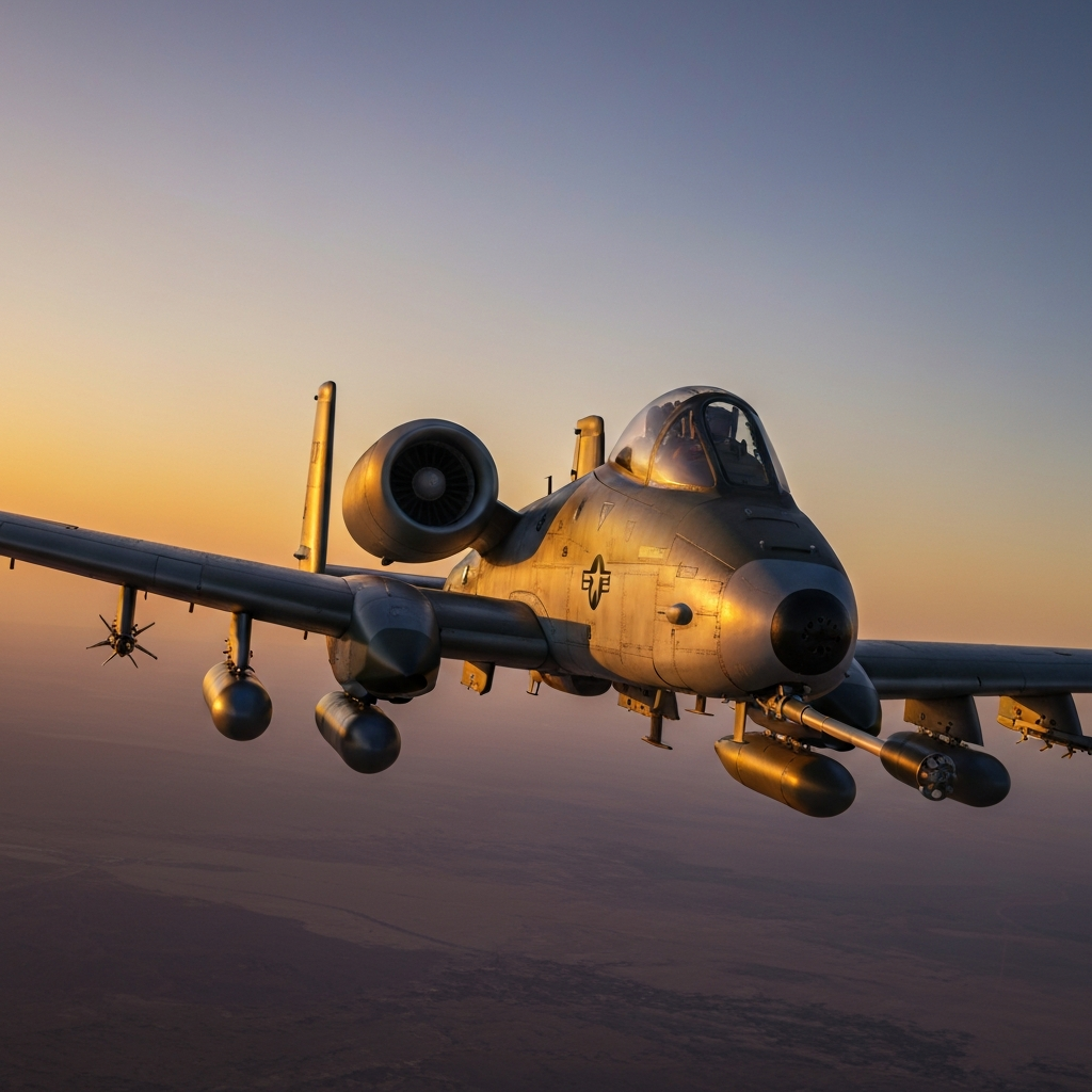 USAF A-10 Warthog: New Refueling Probe & EW Pod for Middle E