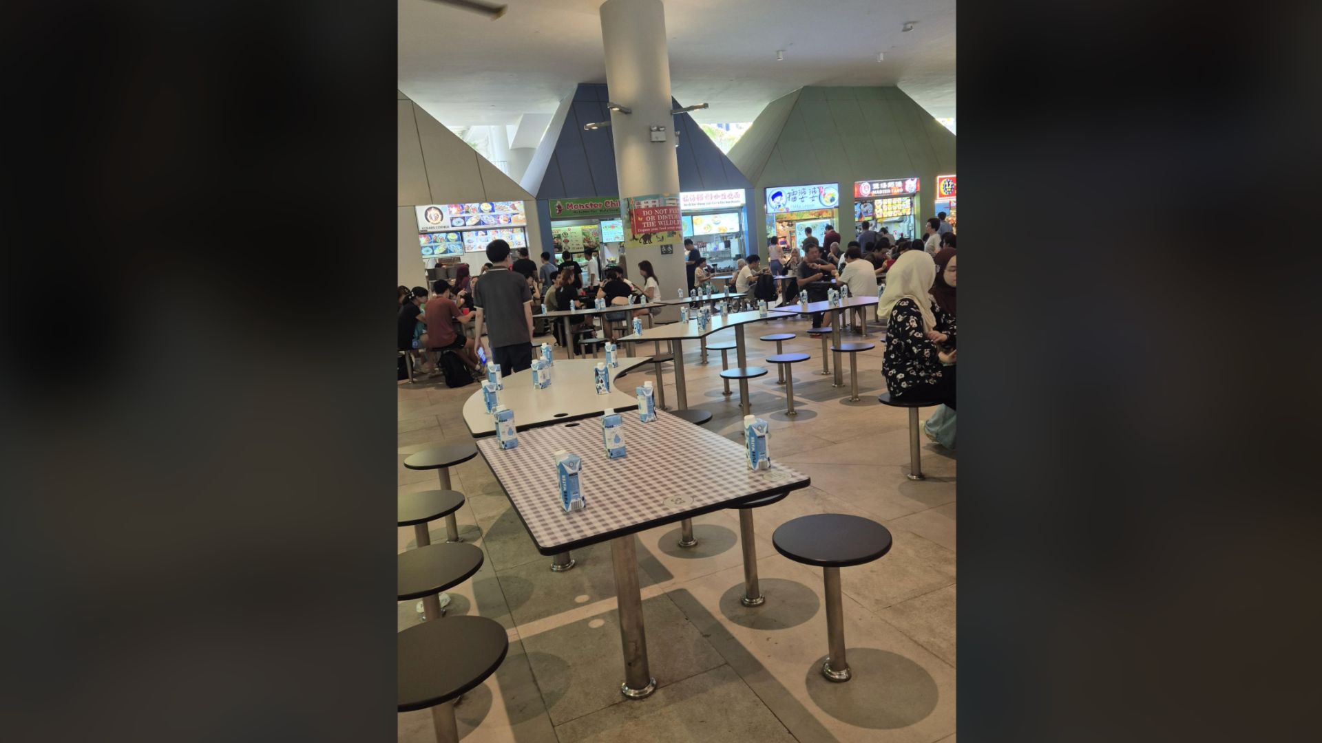 Too much for Singapore’s ‘chope’ culture? 35 water bottles reserve 16 ...
