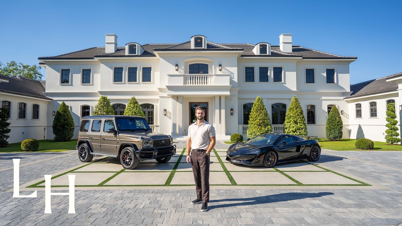 A $17M Miami estate with a wine room, elevator & resort backyard