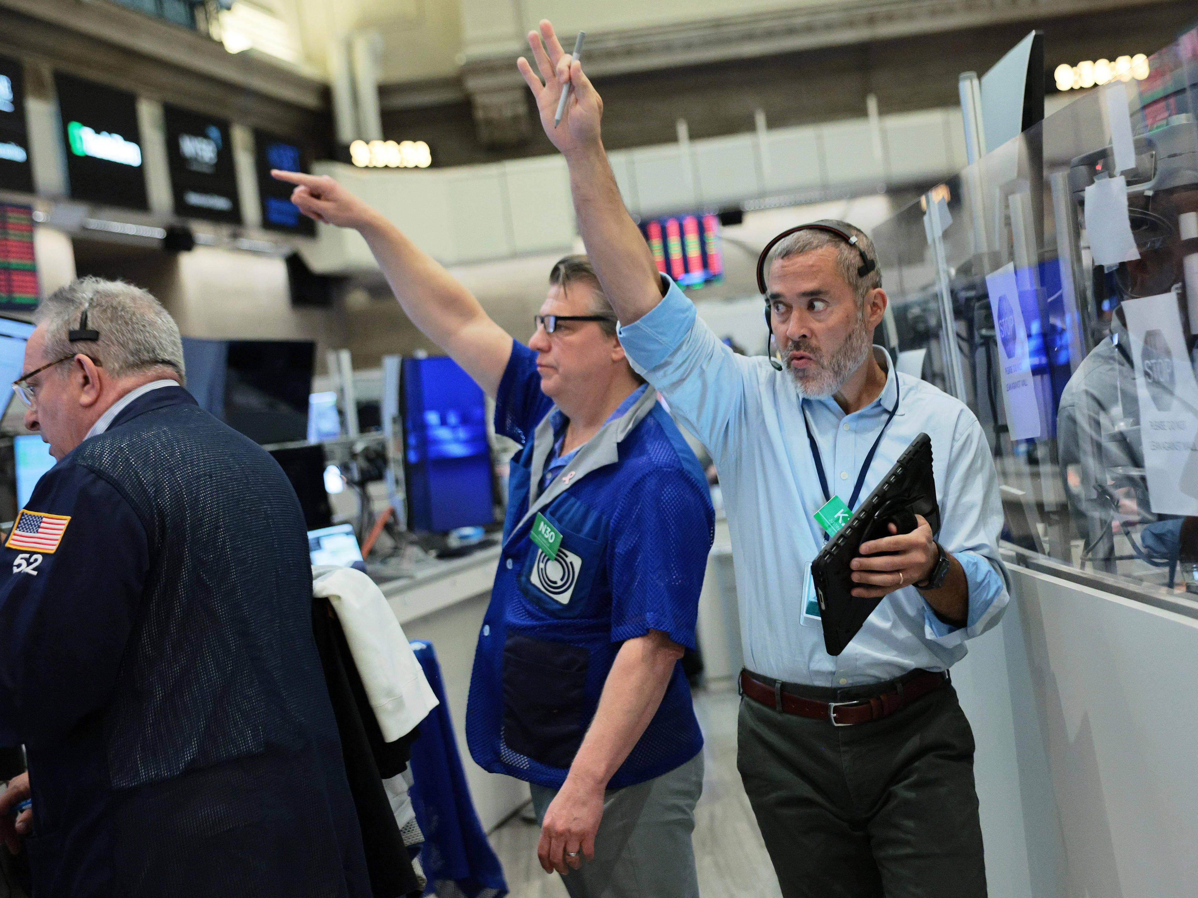 Stocks clinch fresh records and bond yields tumble on Iran peace hopes