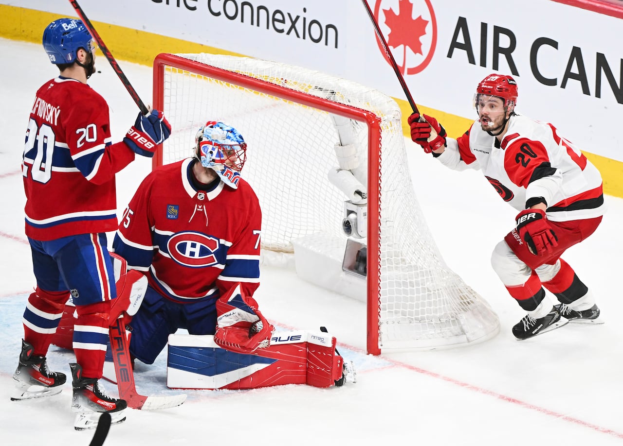 Hurricanes secure Game 3 win in OT against Canadiens at Bell Centre