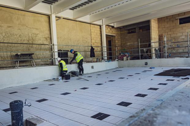 Refurbishment work on leisure centre nearly complete with opening date ...