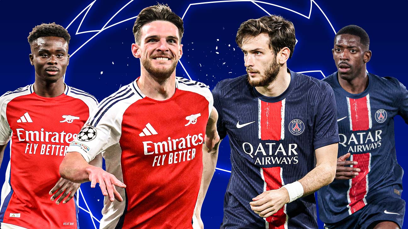 Arsenal vs. PSG in UEFA Champions League final: TV channel, kick-off ...