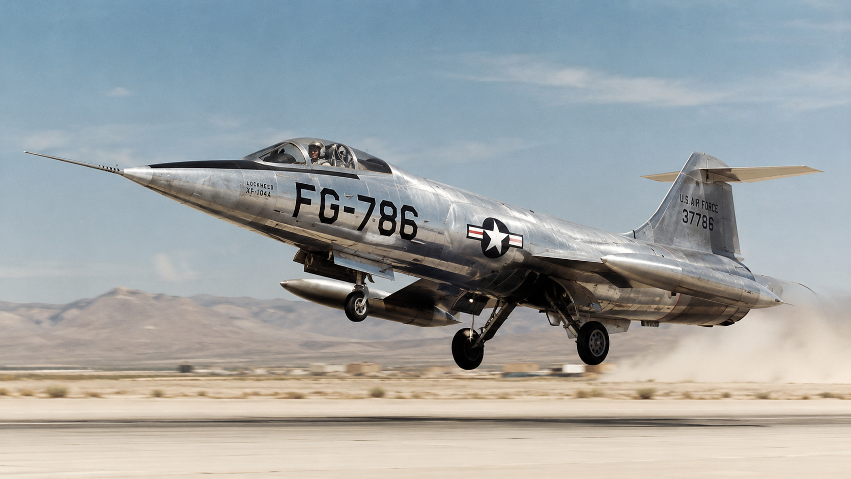 The F-104 Starfighter - The fighter built for speed ended up fighting ...