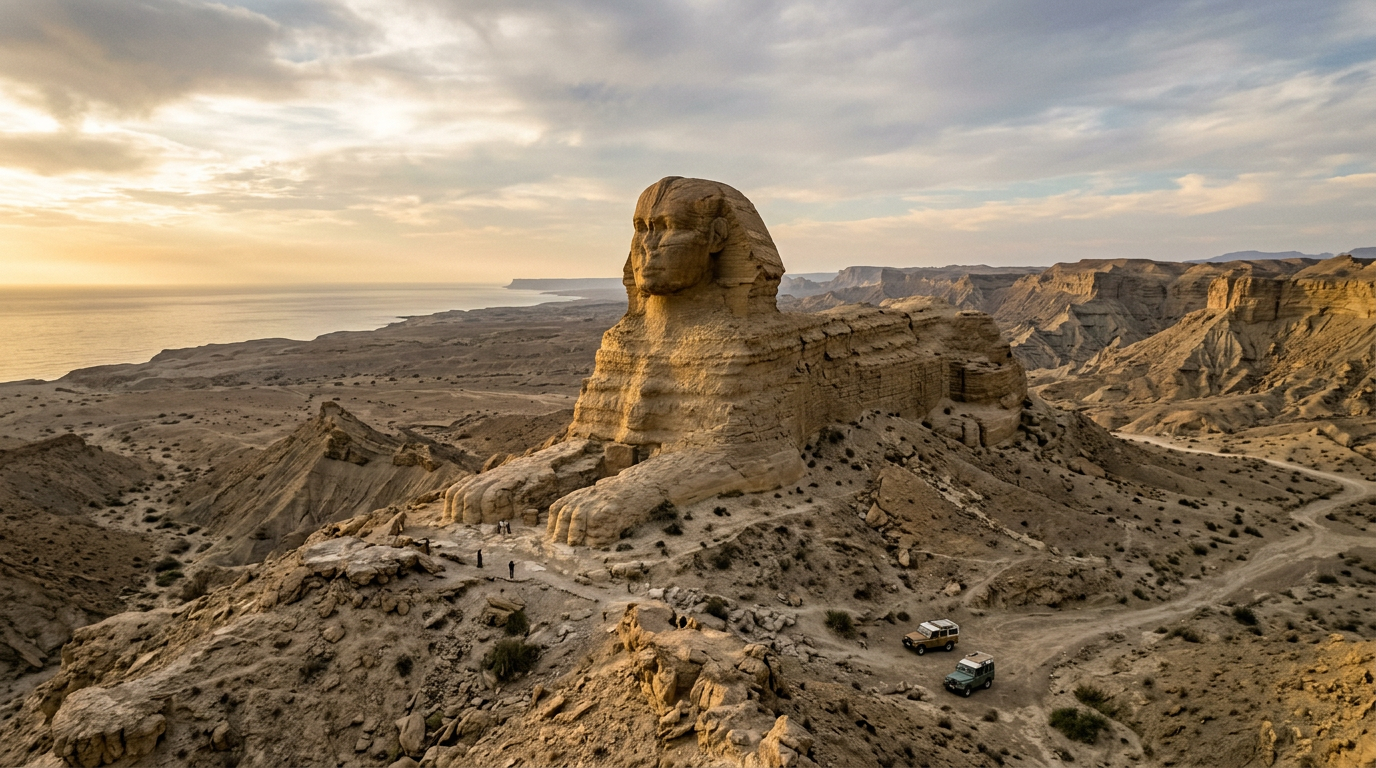 Drone footage reveals truth behind Balochistan Sphinx