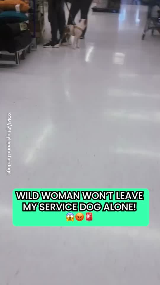 This Karen wouldn’t stop harassing a service dog