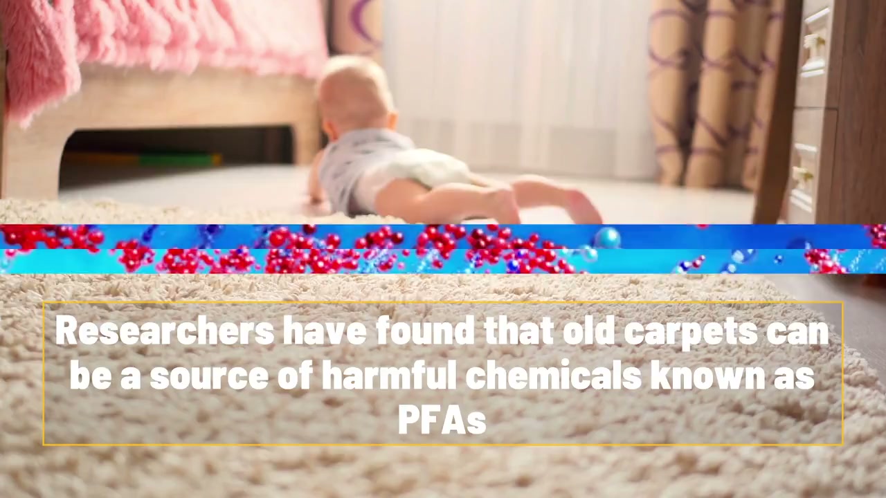 Old carpets can be toxic for children