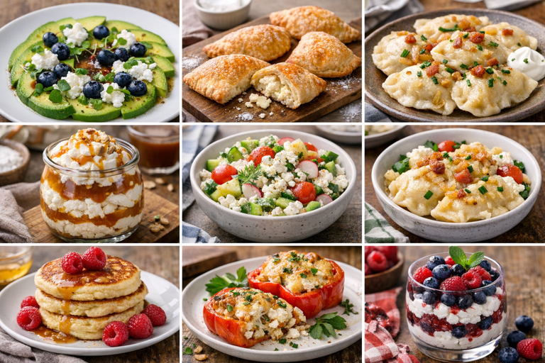 Découvrez ces délicieuses recettes avec du fromage cottage