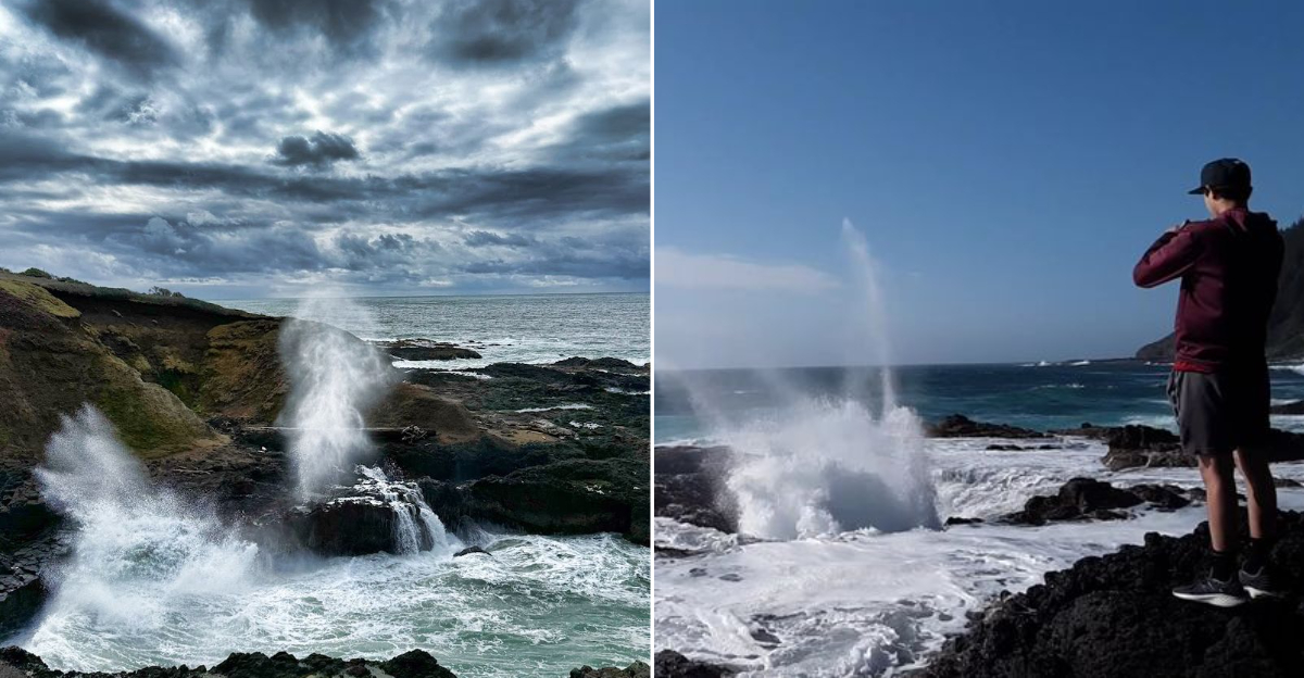 This Oregon natural wonder looks like the ocean is being swallowed by a ...