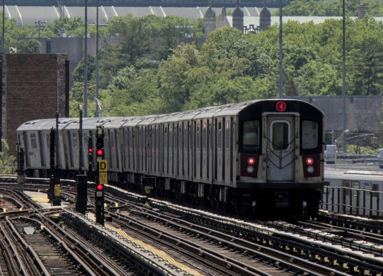 Man shoved onto Bronx subway tracks, pulled to safety before train arrives