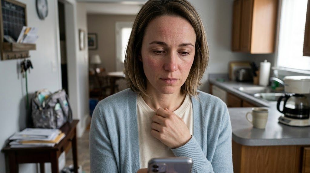 When his texts were cruel, he came home smiling