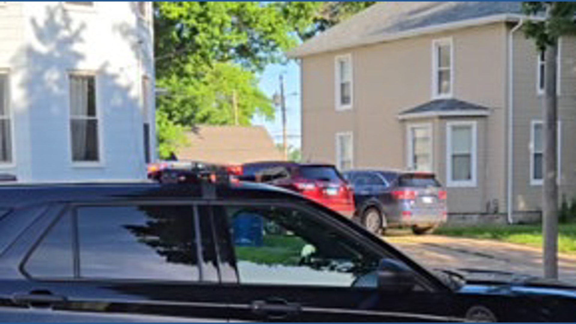 Traffic backed up on 26th Street in Moline for crash