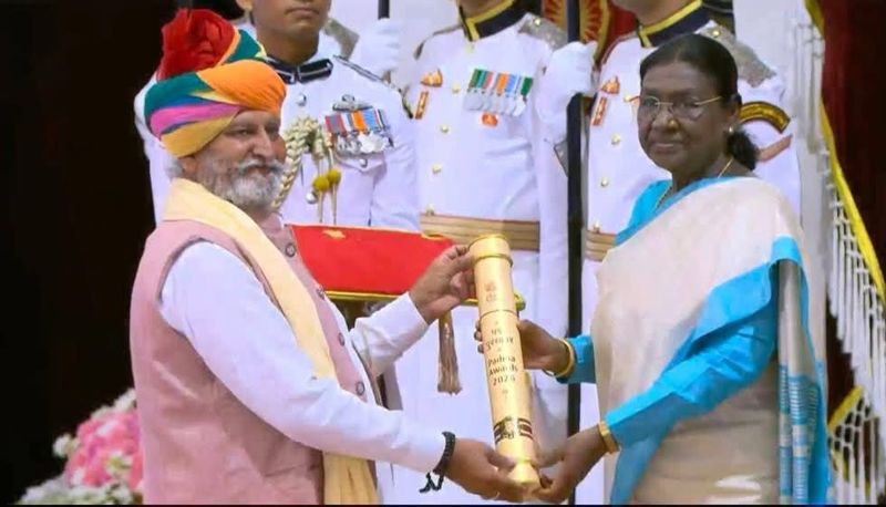 Mewat celebrates Padma Shri for folk artiste Gaffruddin Mewati Jogi