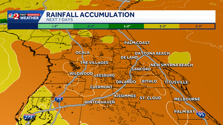 Tropical moisture to soak Central Florida this week: Flooding ...