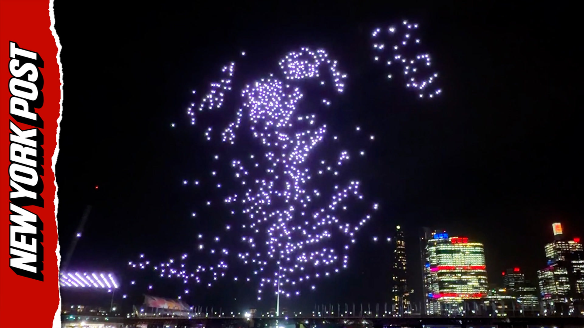 Watch: Drones plummet from sky during Sydney's light show gone wrong