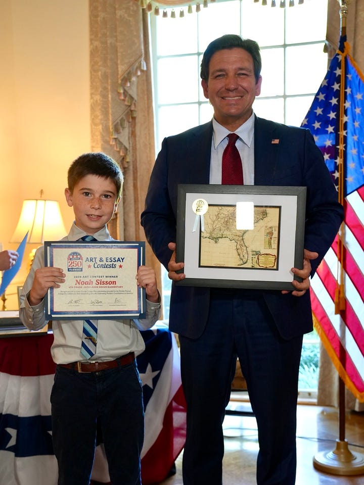 Lakeland student wins scholarship in America250FL art, essay contest