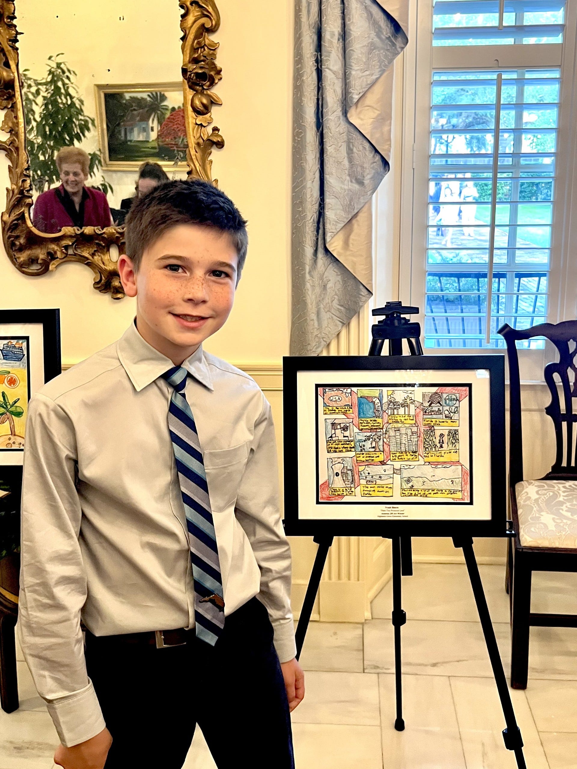 Lakeland student wins scholarship in America250FL art, essay contest