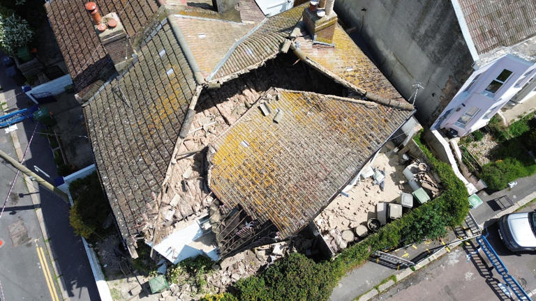 Hastings roof collapse latest: Structural engineer to assess damaged ...