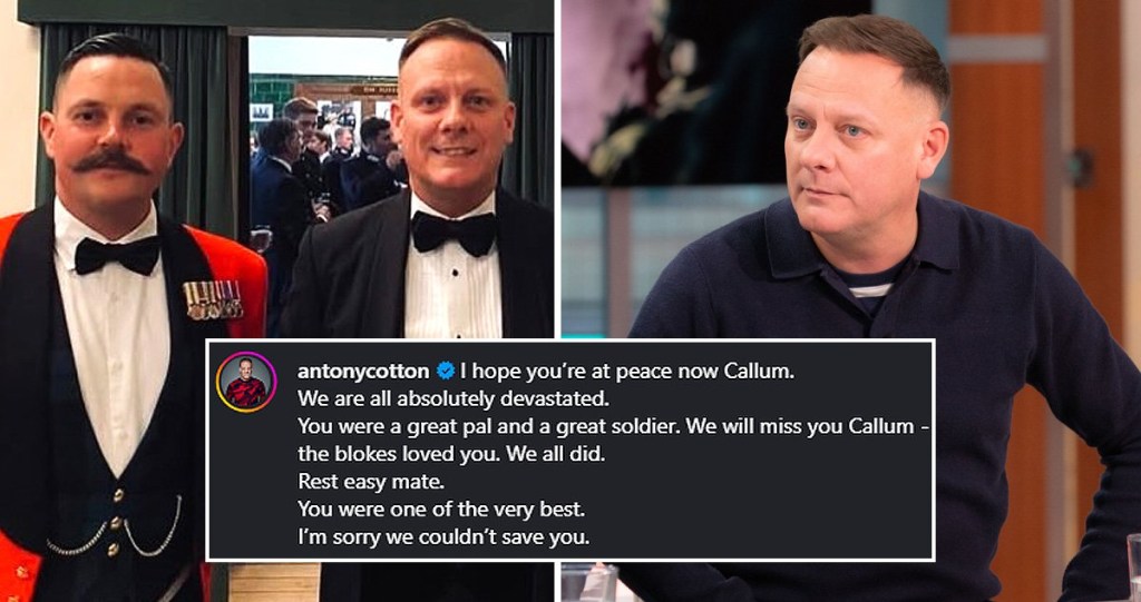 Absolutely devastated Antony Cotton pays tribute after friend dies