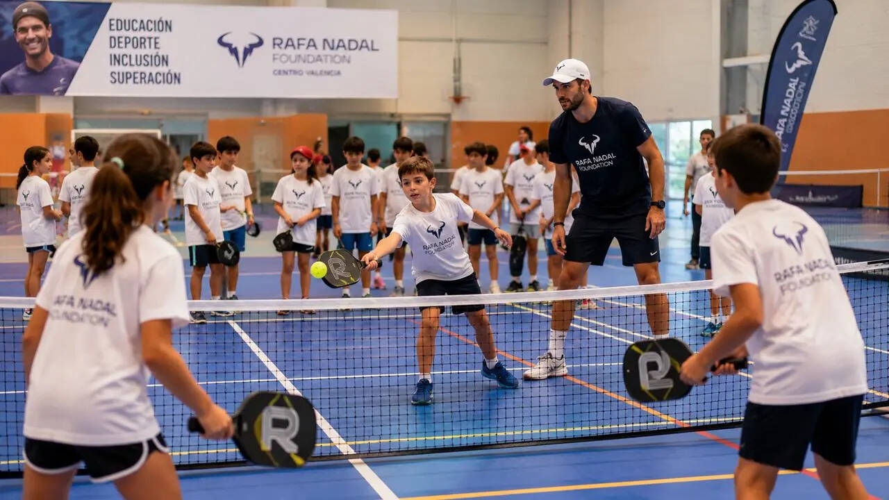 Pickleball reaches more than 500 children through Rafa Nadal Foundation ...