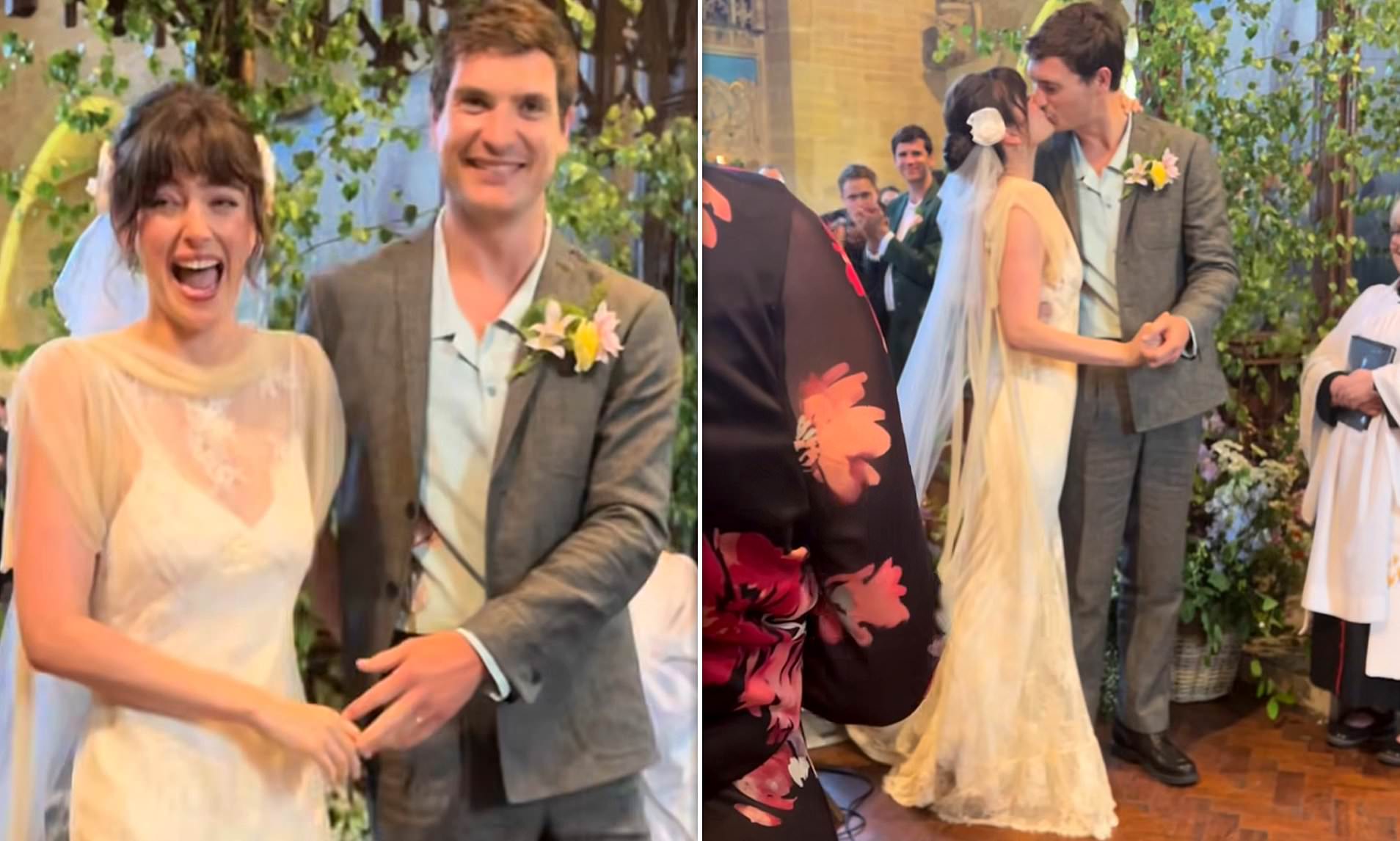 Harry Styles' Netflix star ex Millie Brady marries nightlife supremo ...