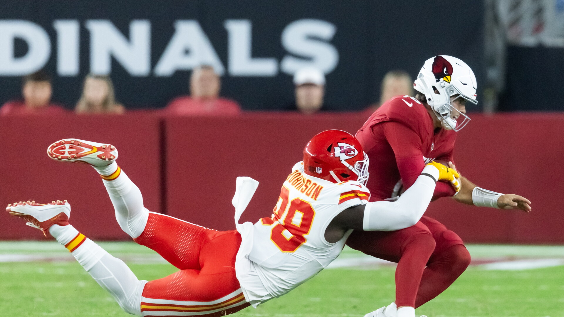 DL Janarius Robinson worked out for the Browns
