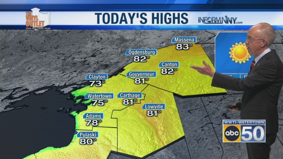 North Country wake up weather: Tuesday May 26, 2026