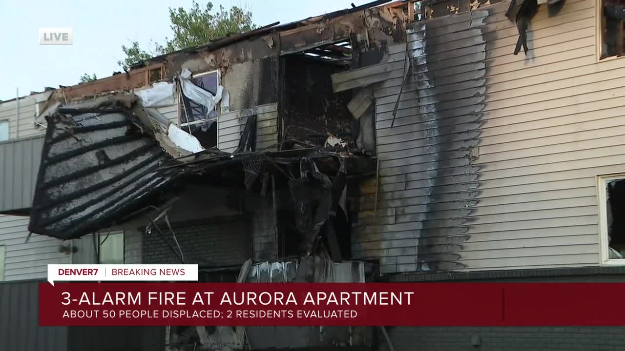 Two people injured, dozens displaced in three-alarm apartment fire in ...