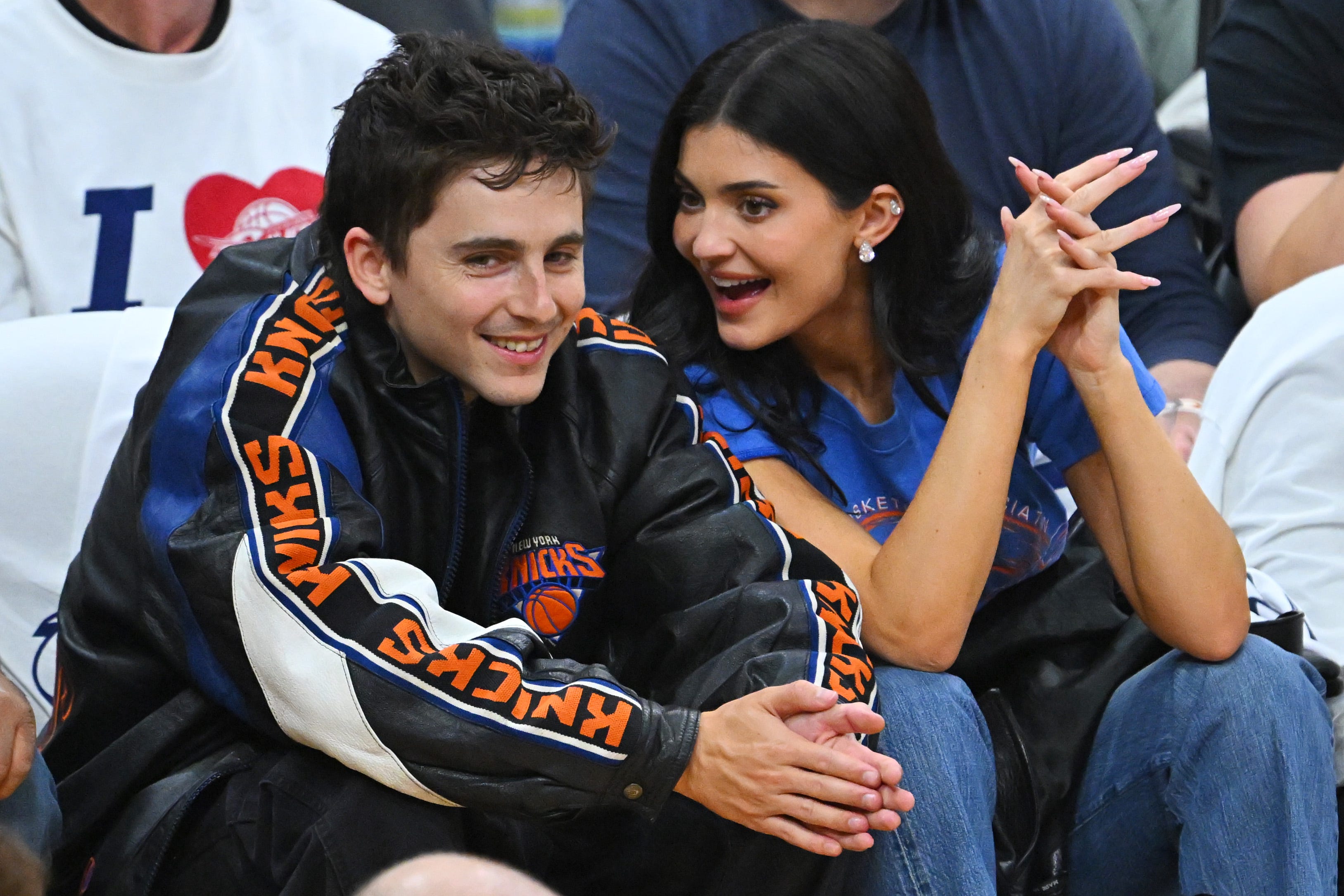 Timothée Chalamet finally got his Knicks moment, including a Jalen ...