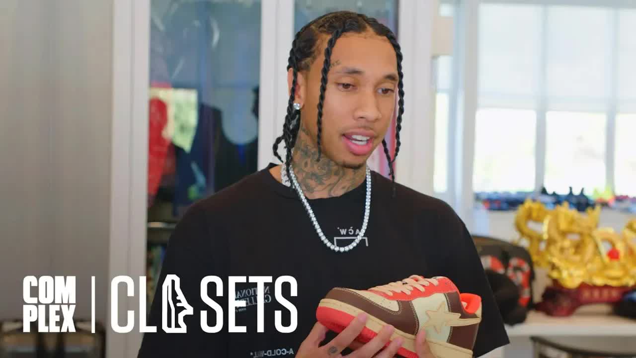 Tyga reveals his insane closets with over $100k of sneakers | Complex ...