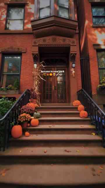 Autumn in New York is almost here