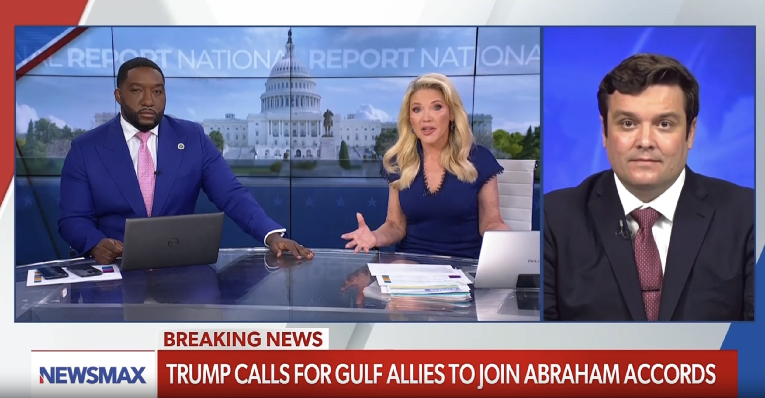 Newsmax host grills Trump State Dept. spox on Iran: ‘Why continue the ...