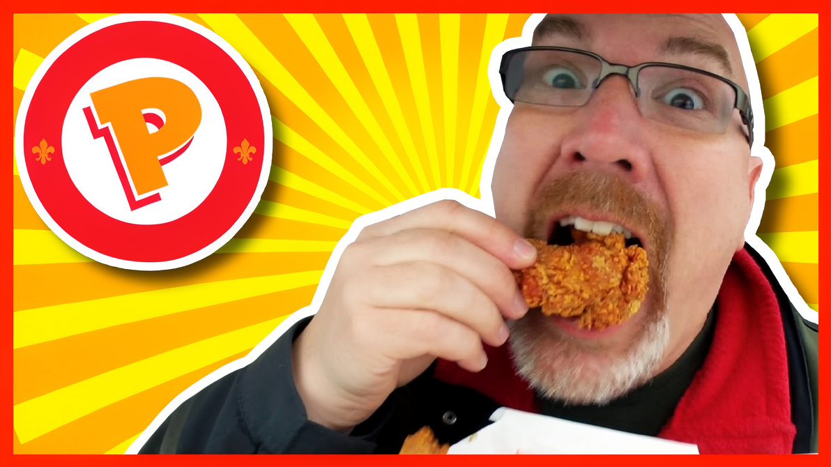 Ghost Pepper Wings from Popeye's Review also Onion Rings and Biscuit