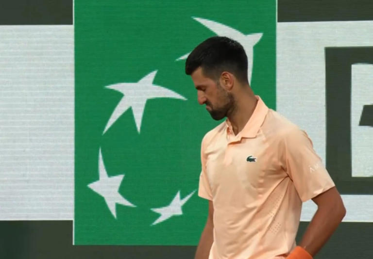 Giovanni Mpetshi Perricard troubles Novak Djokovic but leaves frustrated