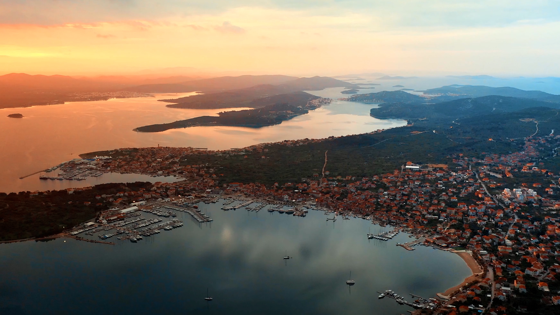 Croatia from above: Adriatic islands, Roman ruins & medieval walls
