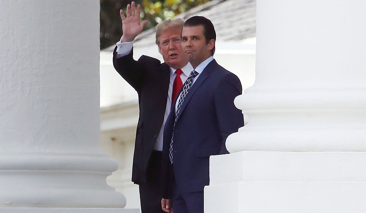 Trump’s three-word response after skipping Don Jr’s lavish wedding revealed