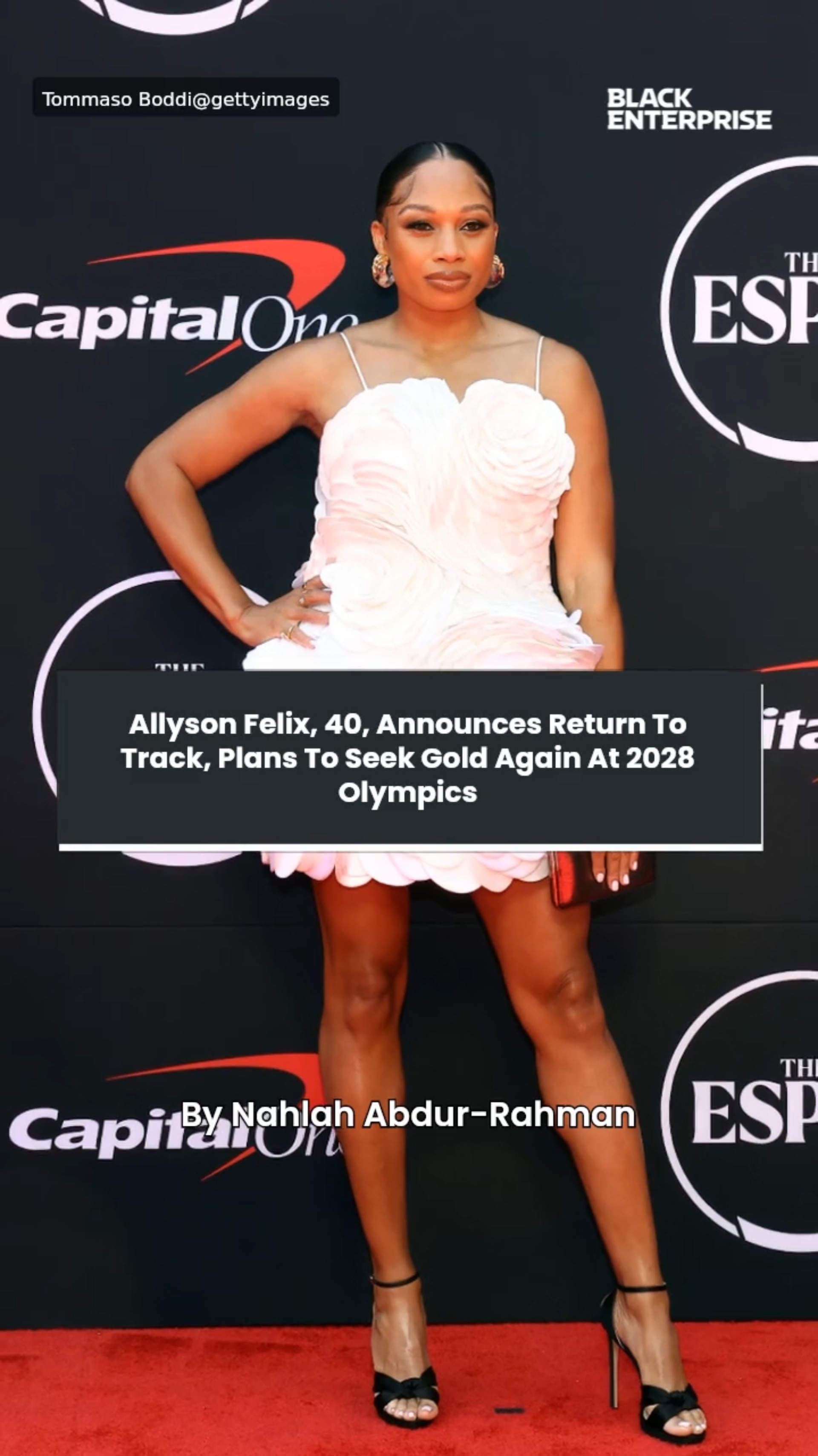 Allyson Felix, 40, announces return to track, plans to seek gold again ...