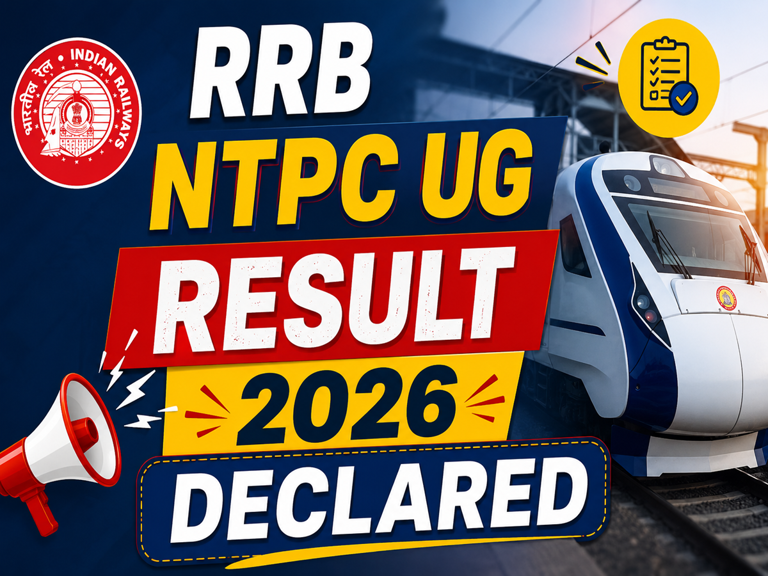 RRB NTPC UG result 2026 declared: Check merit list, cut off, scorecard ...
