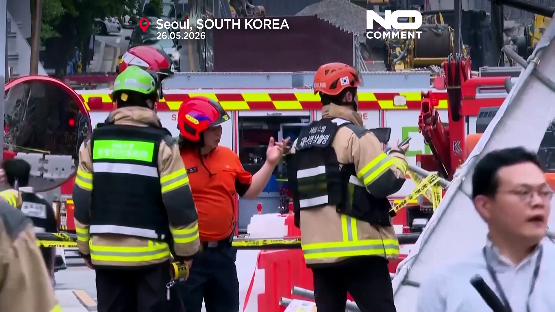 El derrumbe de un viaducto en Corea del Sur deja 3 muertos en Seúl
