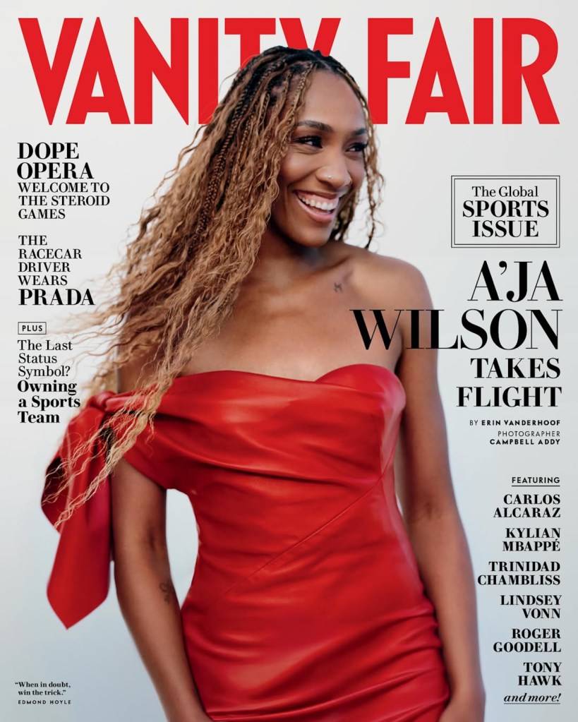 Mbappé, Carloz Alcaraz & A'ja Wilson Head Up Vanity Fair's Sports ...