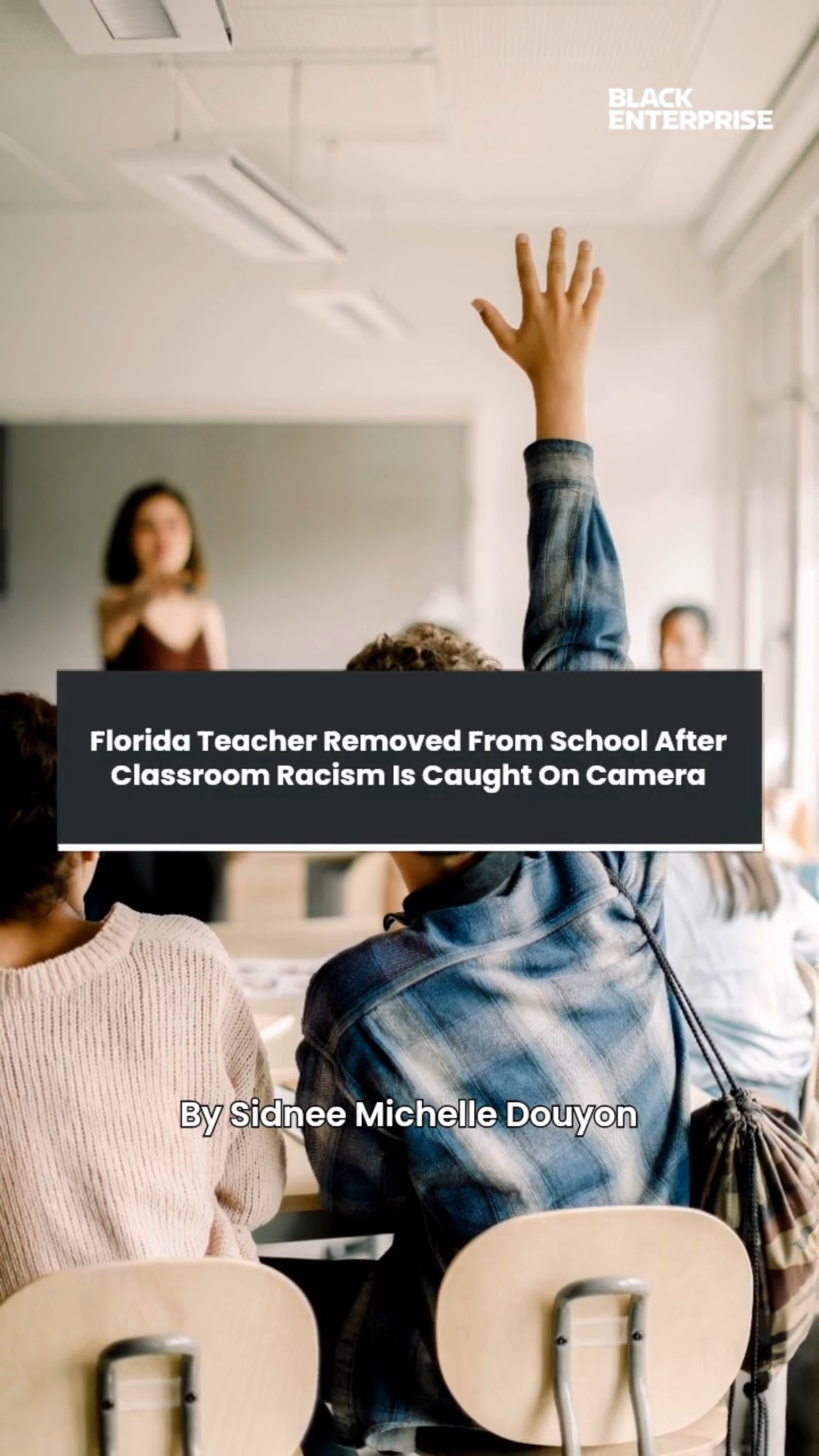 Florida teacher removed from school after classroom racism is caught on ...