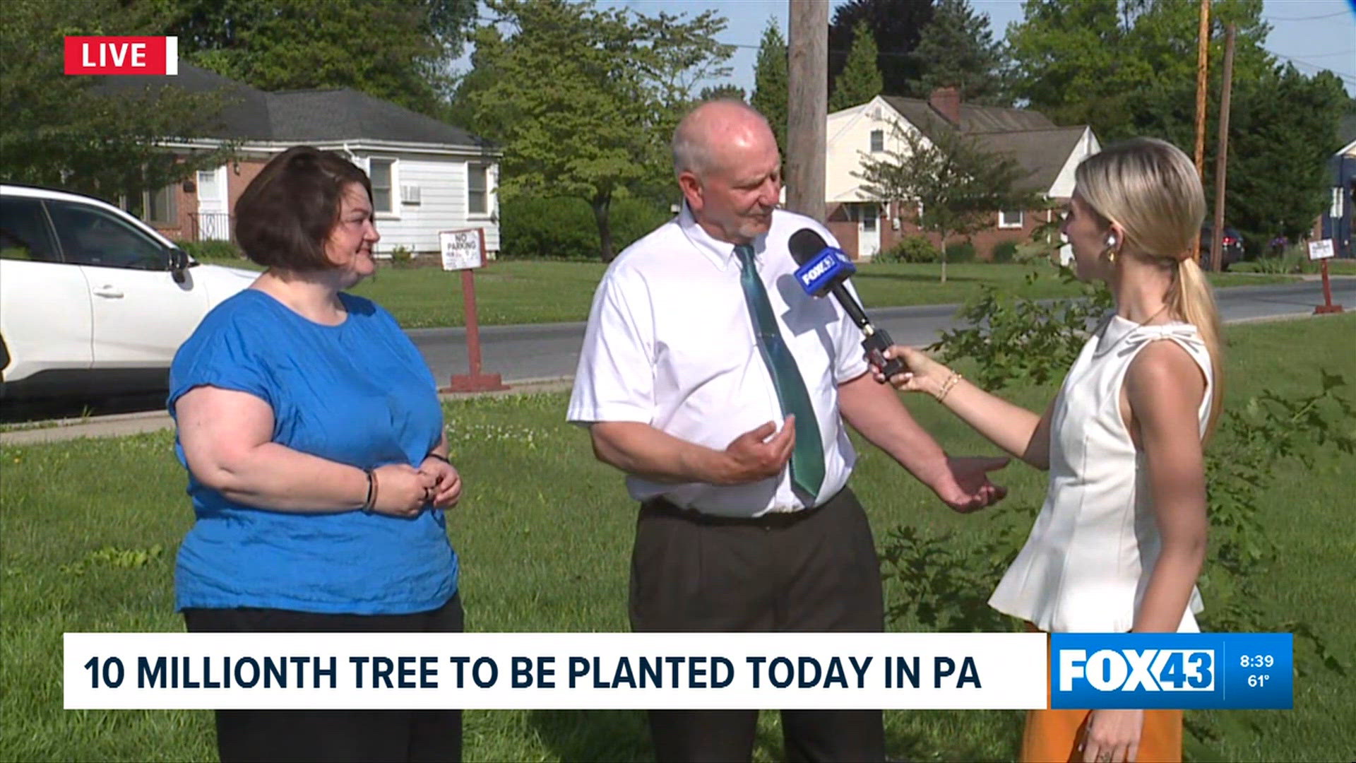 Pennsylvania's 10 millionth tree planting