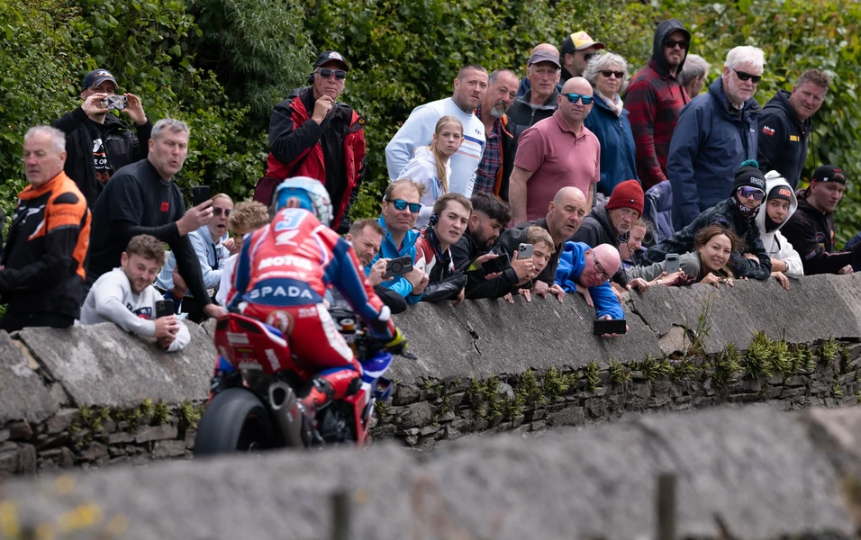 Isle of Man TT shuts Parliament Square after crash injures fans