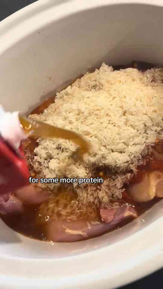 Easy high protein crock pot meal prep