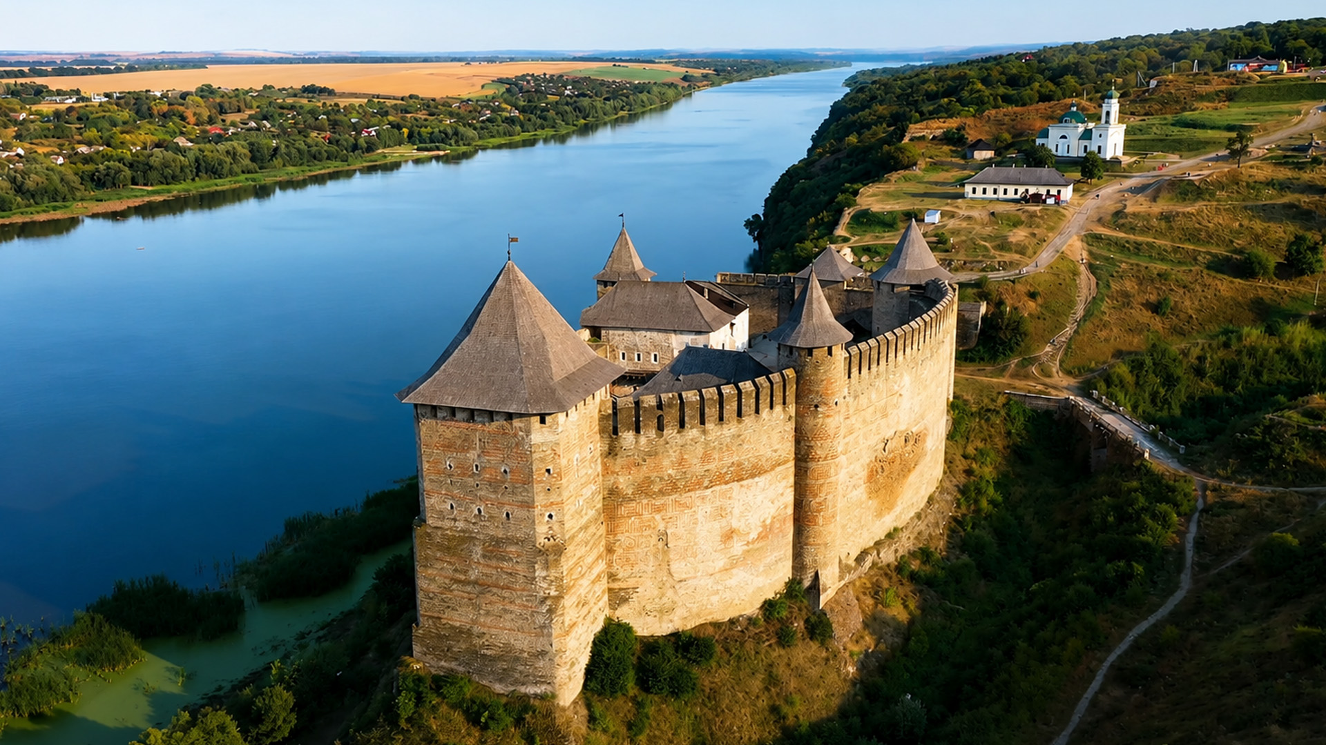 A fortress built above one of Europe’s longest rivers