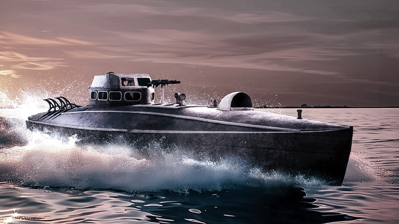 Watch how they charged a Russian naval base with tiny boats