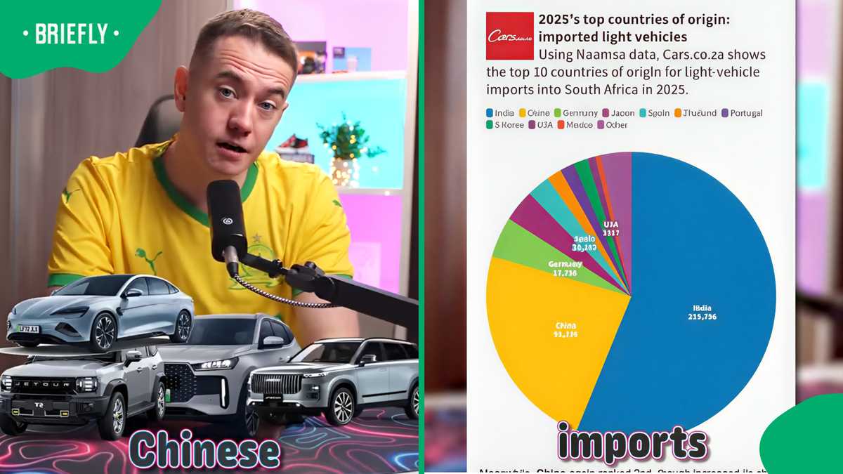 SA TikToker reacts as Chinese car brands reach nearly 40% of market