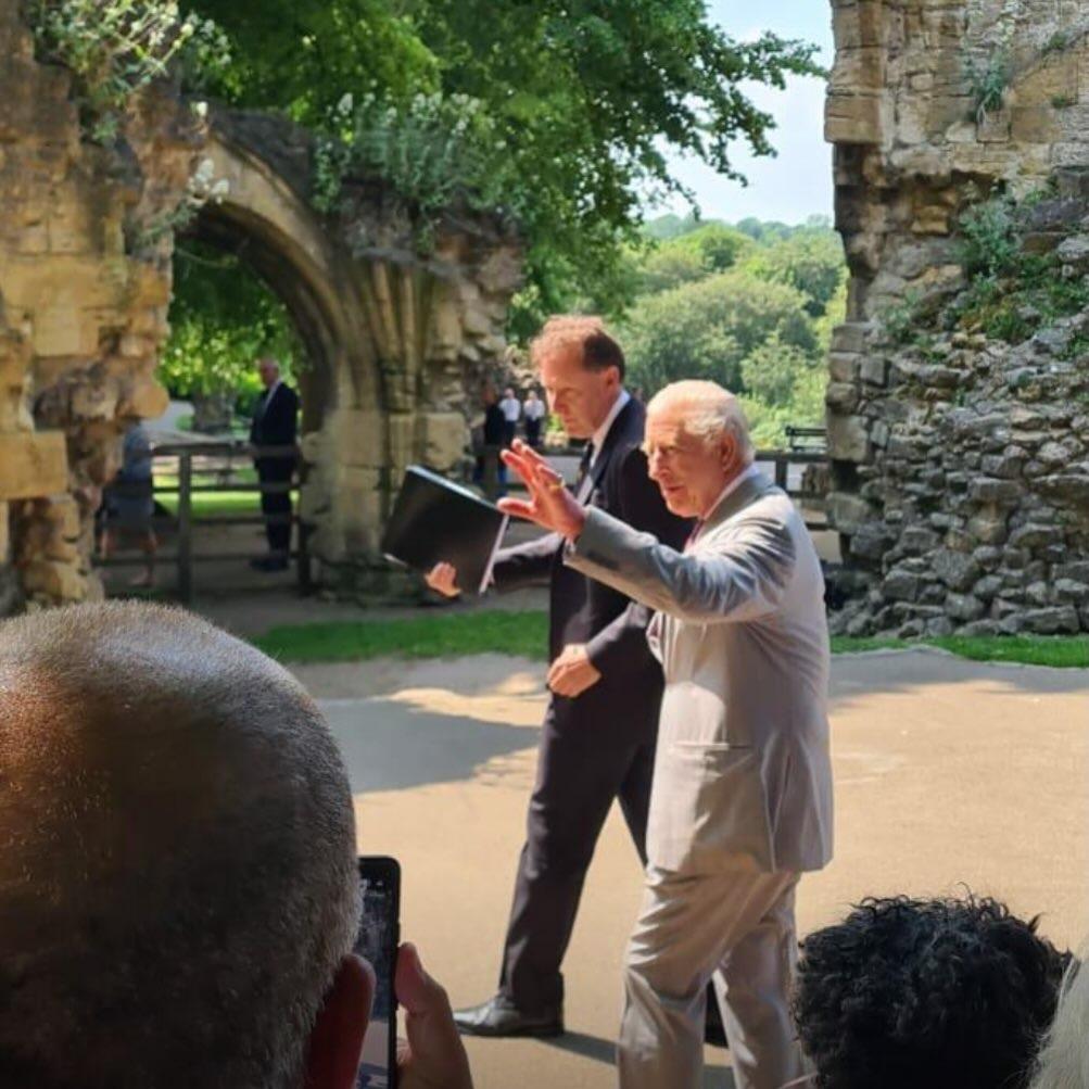 Historic 'first visit' by King Charles to Knaresborough Castle shocks ...